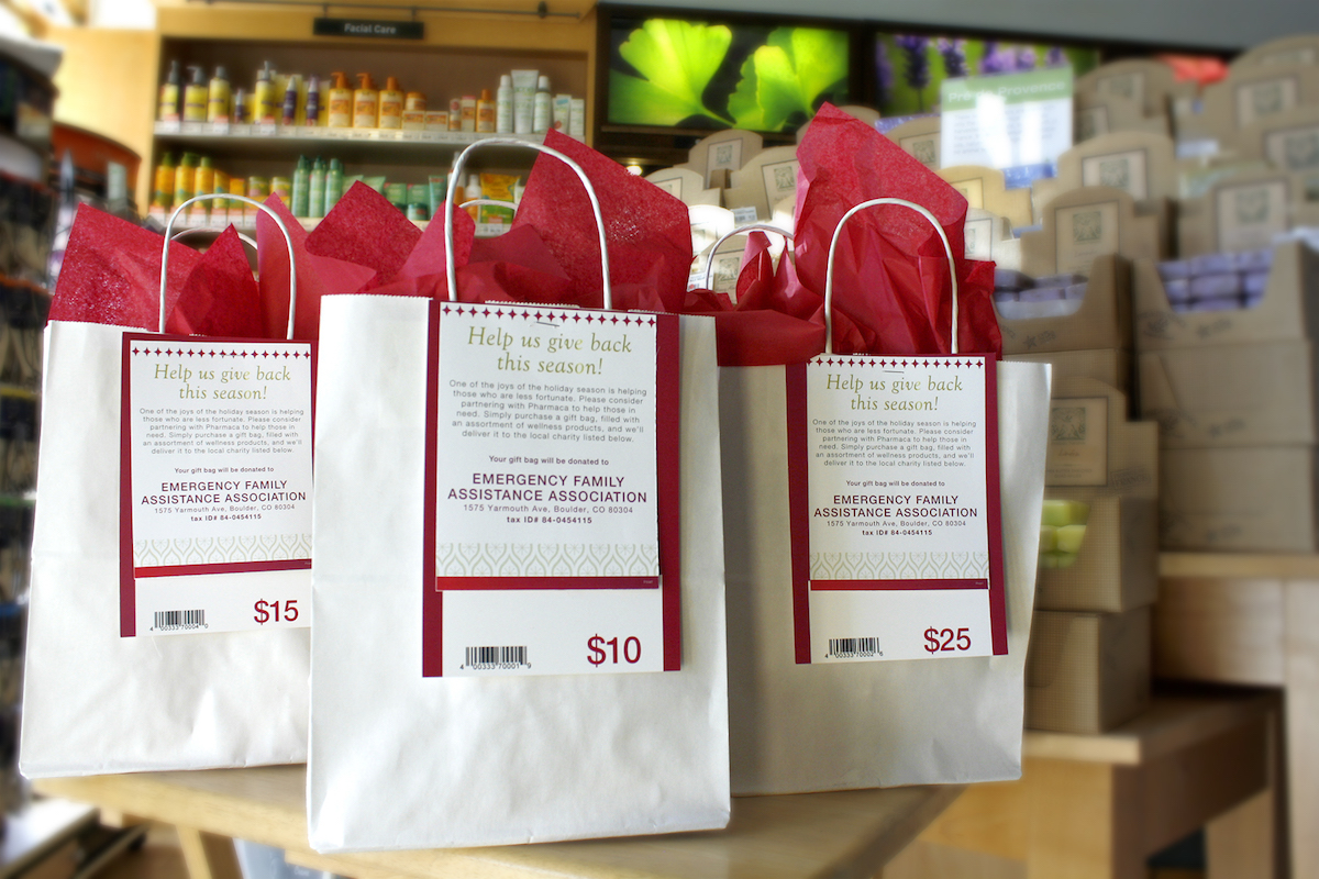 Get Involved: Pharmaca's Holiday Gift Bag Program - 5280